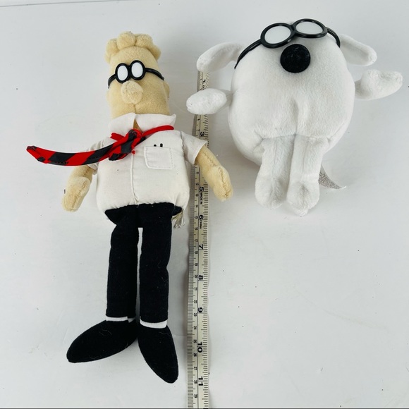 Vintage | Toys | Dilbert And Dogbert Vintage Plush Toys Comic Humor ...